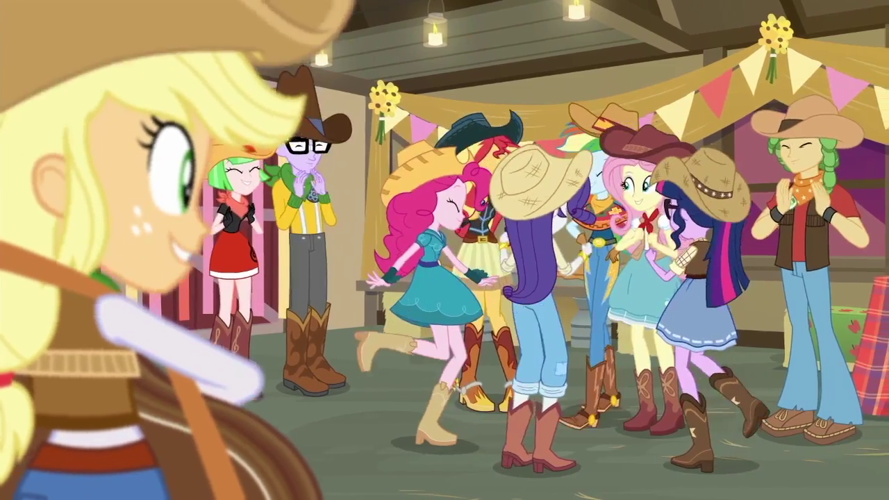 #1864545 - safe, screencap, applejack, drama letter, fluttershy ...