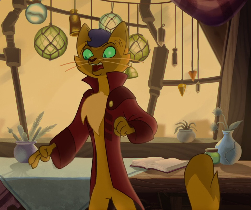 #1864865 - safe, screencap, capper dapperpaws, abyssinian, cat, anthro ...