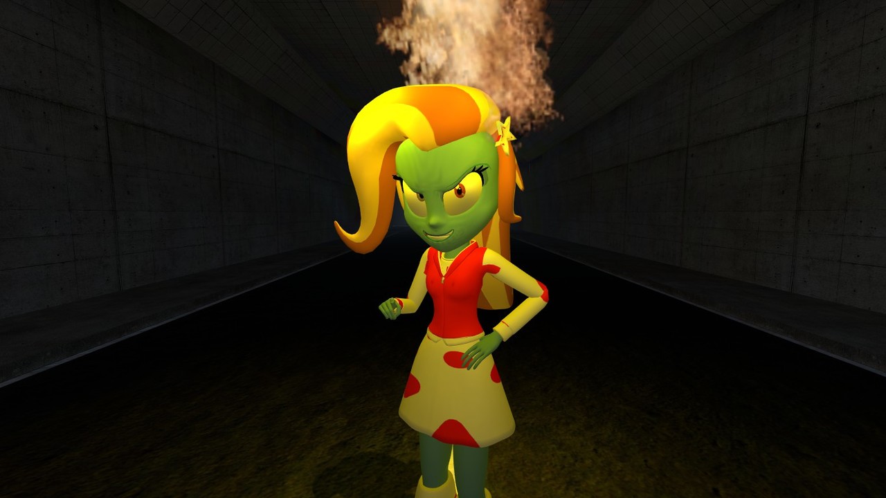 #1867354 - safe, artist:panzerpiel, trixie, equestria girls, g4, 3d ...