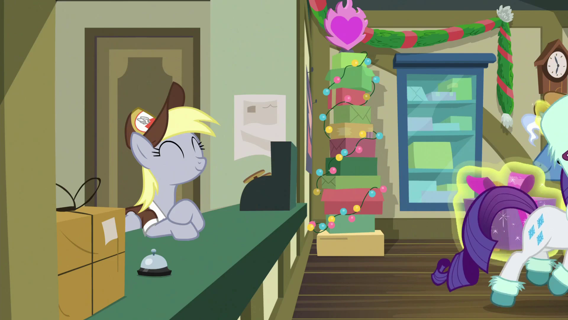 #1869553 - safe, screencap, derpy hooves, pokey pierce, rarity, pegasus ...
