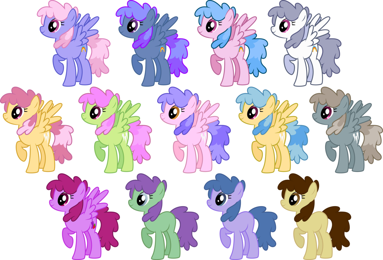 #1870860 - safe, artist:silvervectors, berry frost, blueberry punch ...