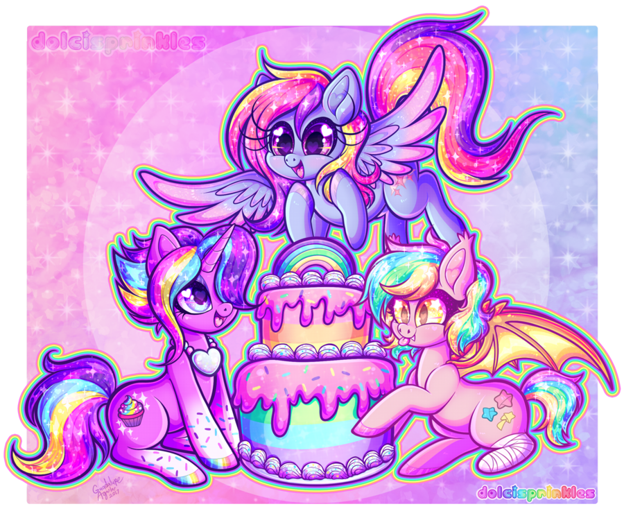 #1871728 - safe, artist:dolcisprinkles, oc, oc only, oc:glittering ...