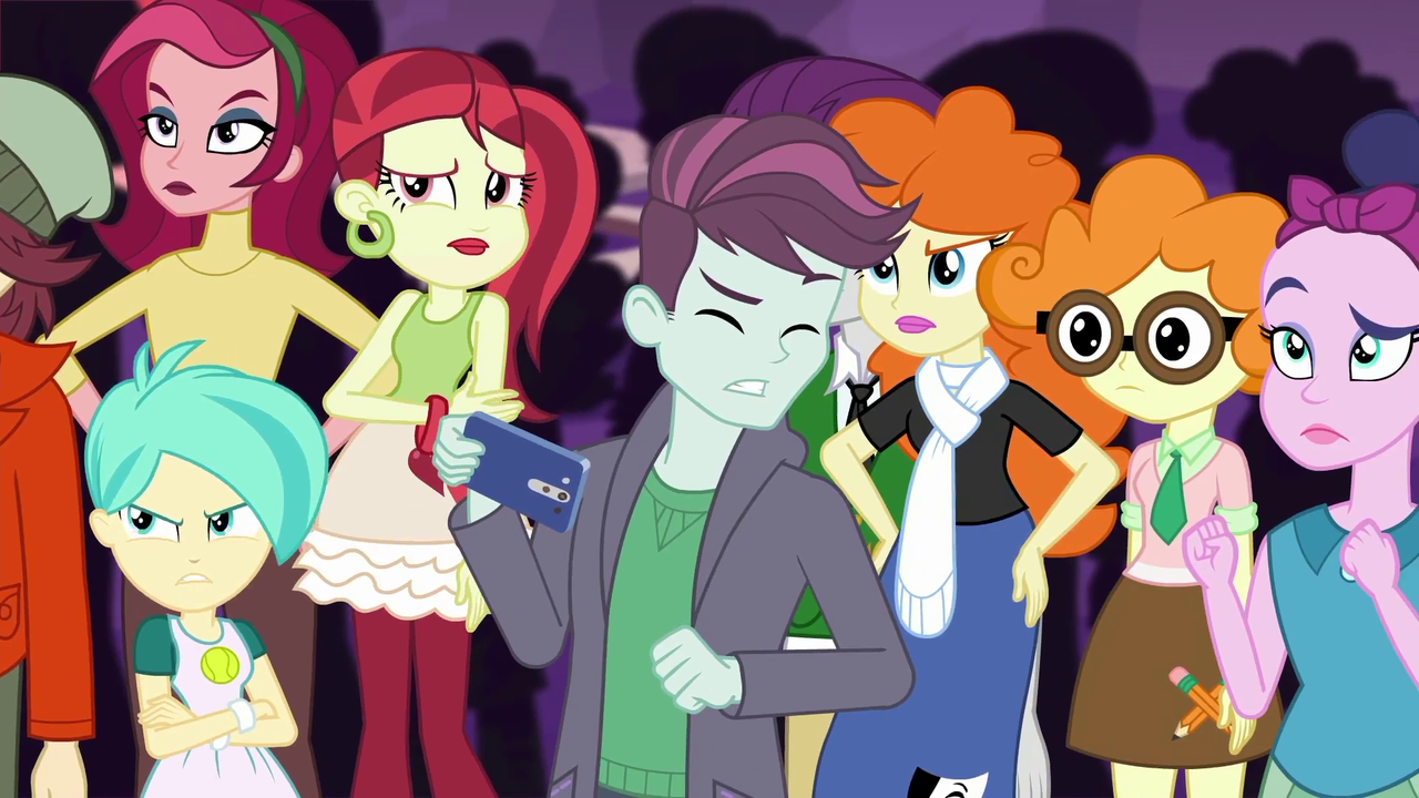 #1848862 - safe, screencap, coral pink, golden hazel, indigo wreath ...