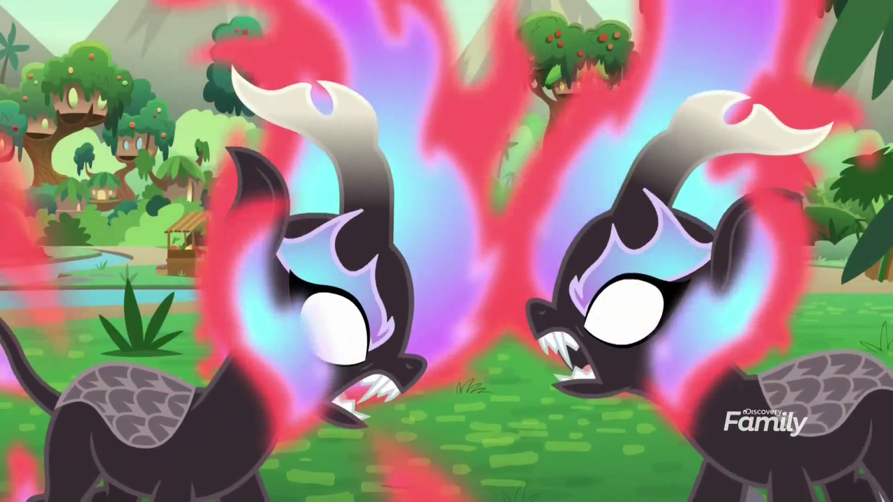 #1849541 - safe, screencap, cinder glow, summer flare, winter flame ...