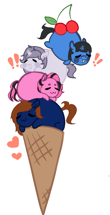 #1851147 - safe, artist:kim0508, oc, oc:hyperion, oc:mint petal, oc ...