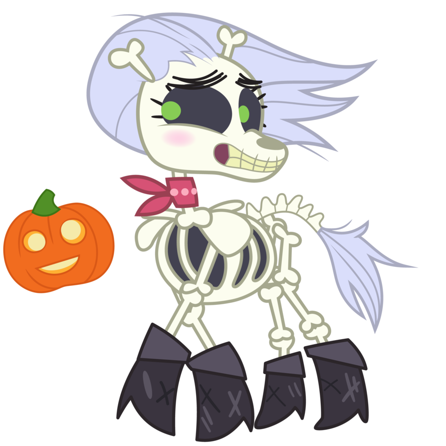 #1851779 - safe, artist:amarthgul, skellinore, skeleton pony, g4, the ...