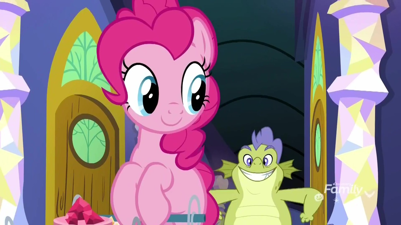 #1852279 - safe, screencap, pinkie pie, sludge (g4), dragon, pony ...