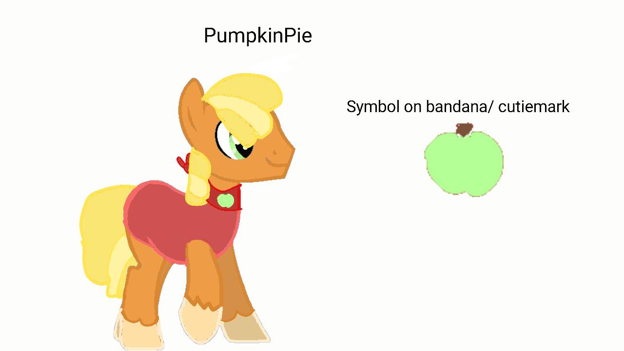 #1852599 - safe, artist:mlpfan23456789, oc, oc only, oc:pumpkinpie ...