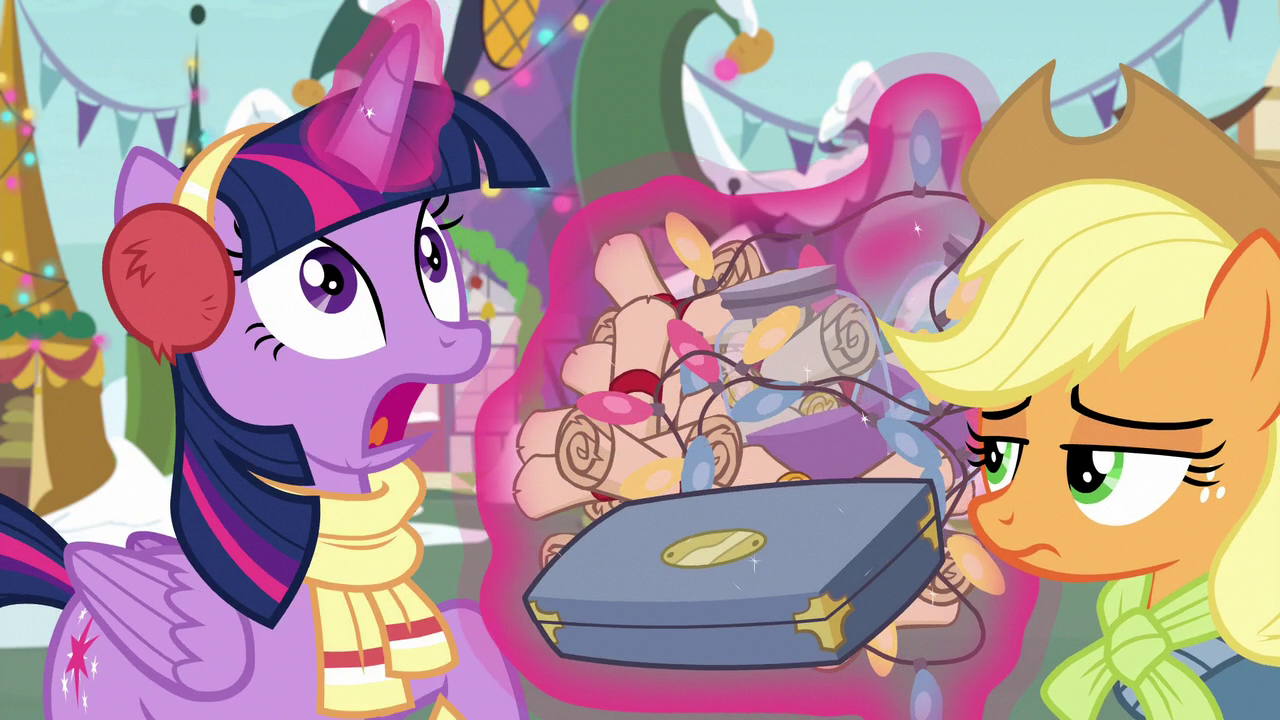 #1878708 - safe, screencap, applejack, twilight sparkle, alicorn, earth ...