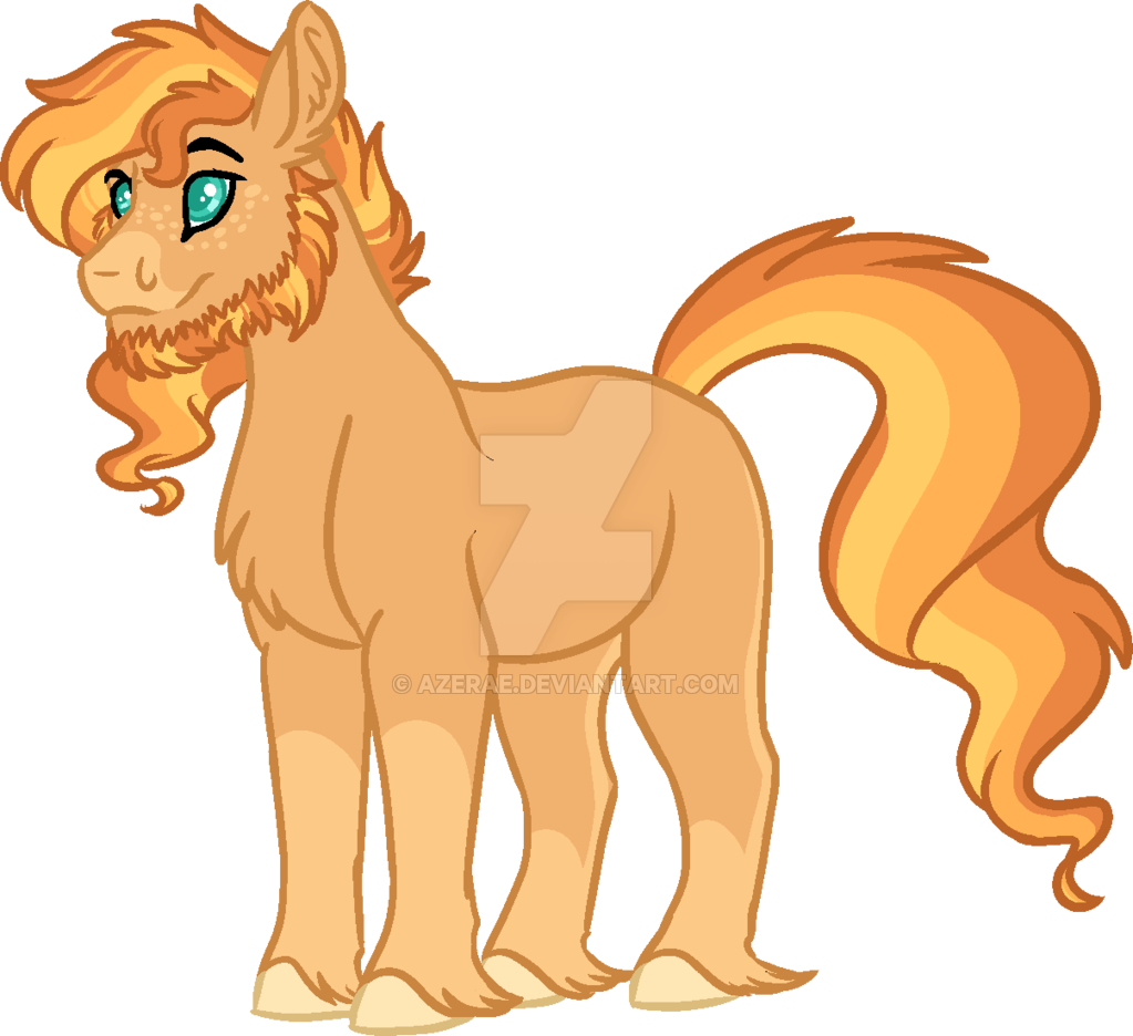 #1879697 - safe, artist:azerae, oc, pony, beard, chest fluff ...