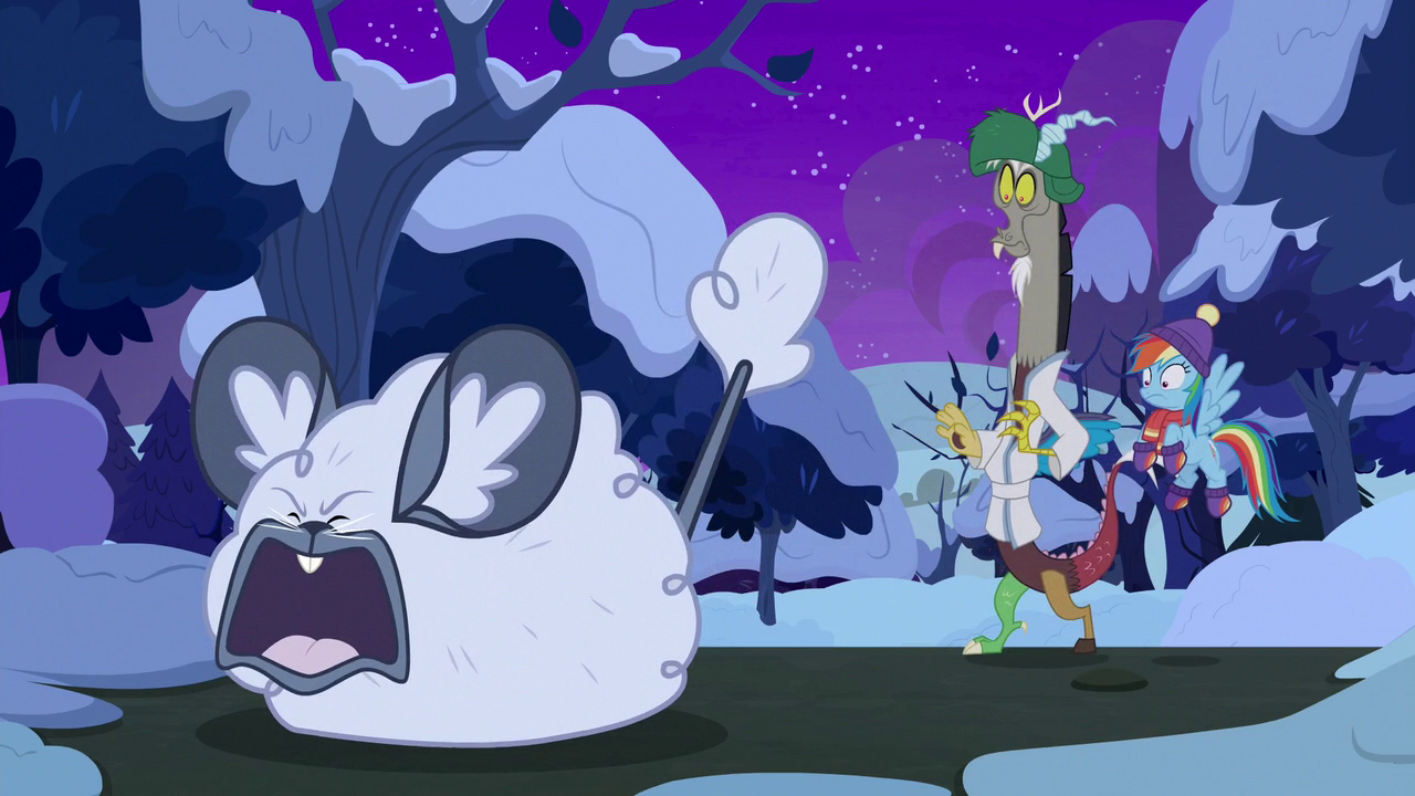 #1881712 - safe, screencap, discord, rainbow dash, winterchilla ...