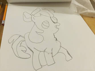 #1883663 - safe, artist:rootthelucario, apple bloom, oc, oc only, oc ...