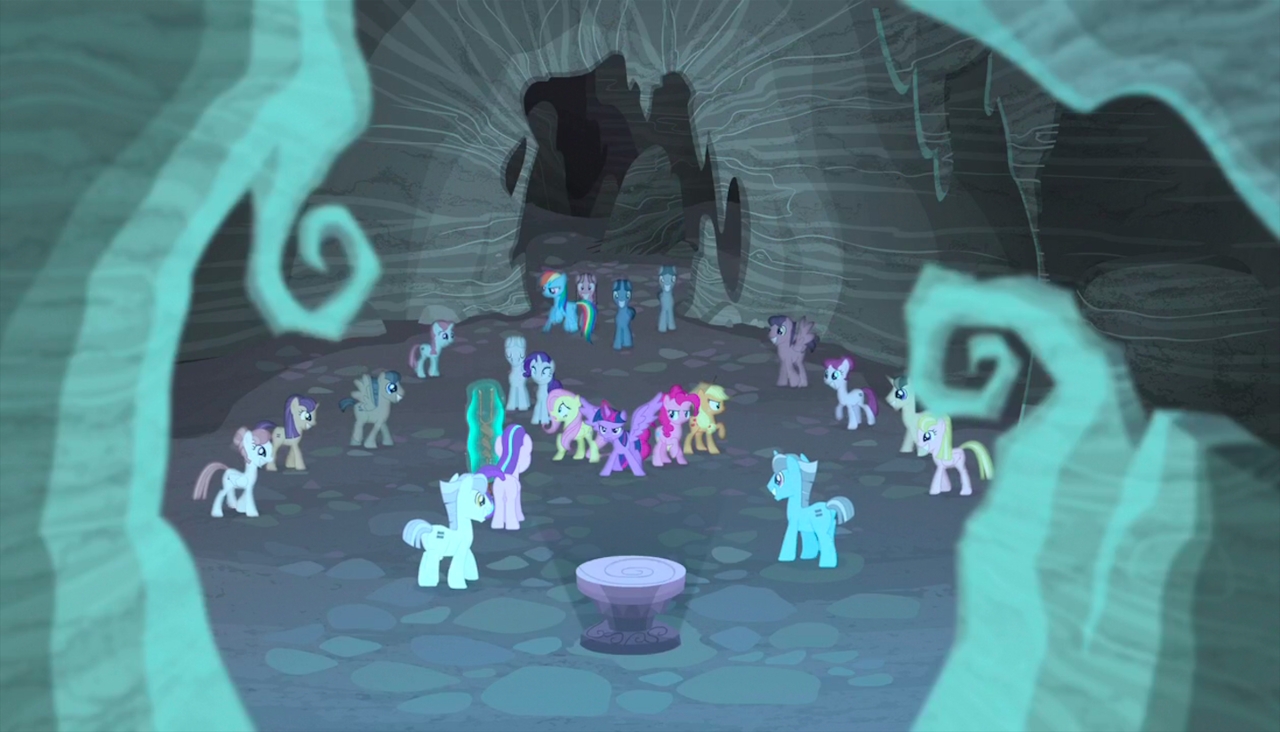 #1884452 - safe, screencap, amethyst skim, applejack, bacon braids ...