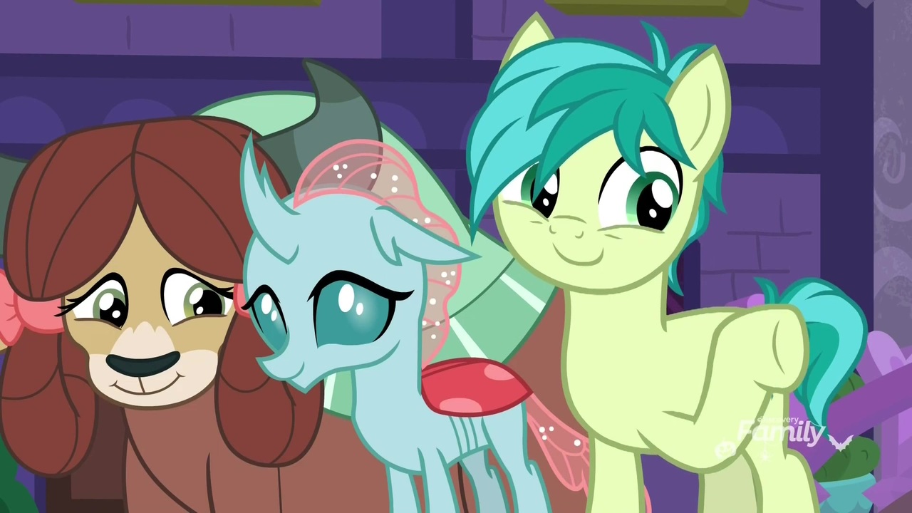 #1873228 - safe, screencap, ocellus, sandbar, yona, changeling, earth ...