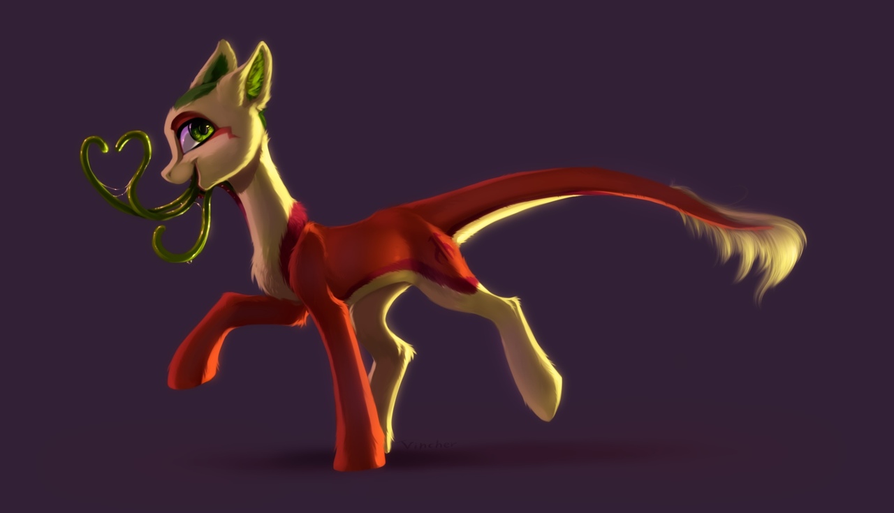 #1887253 - safe, artist:vincher, oc, oc only, oc:non toxic, monster ...