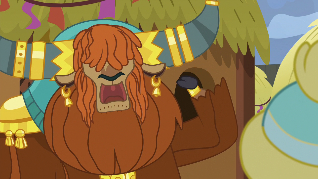 #1889177 - safe, screencap, pinkie pie, prince rutherford, yak, g4, my ...