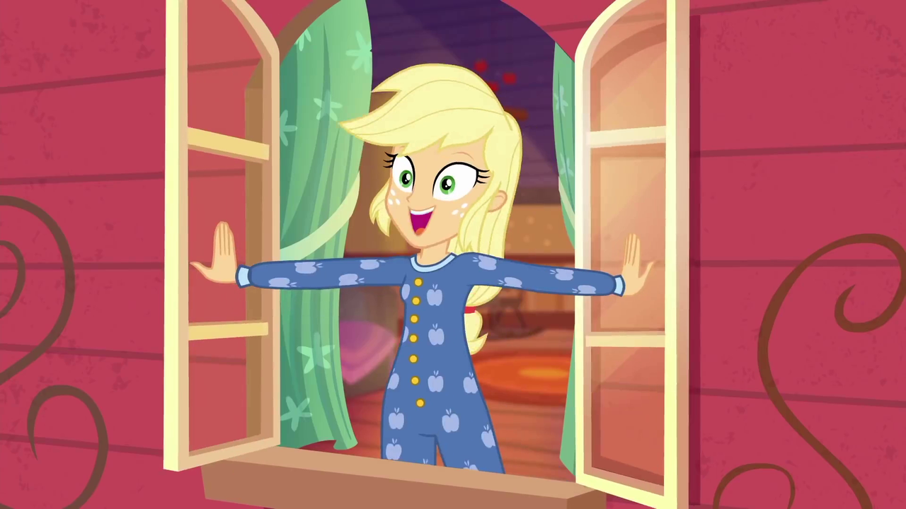#1889789 - safe, screencap, applejack, equestria girls, five to nine ...
