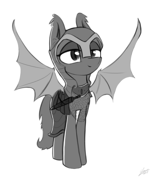 #1890047 - safe, artist:dori-to, oc, oc only, bat pony, pony, armor ...