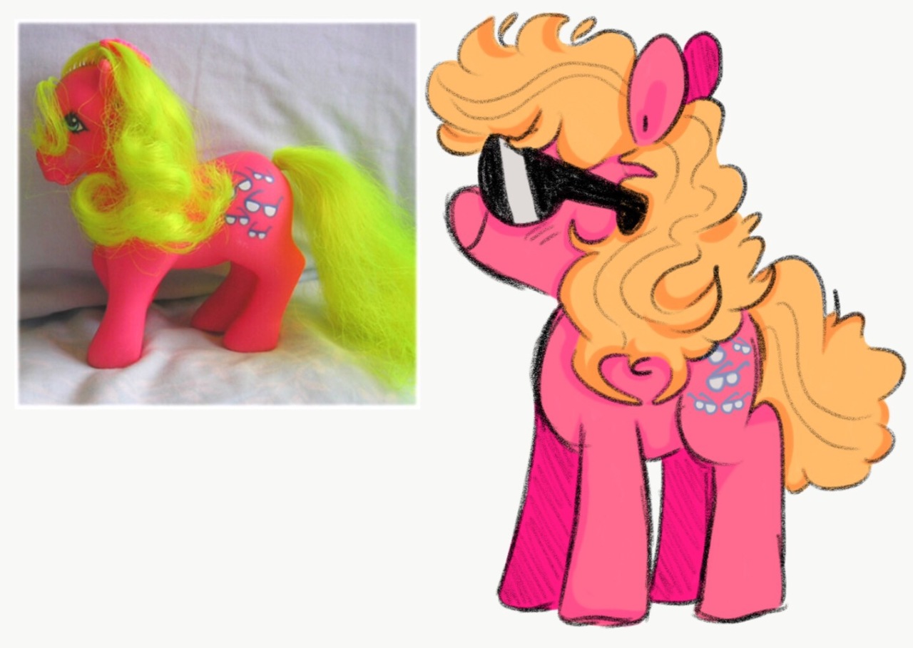 #1891333 - safe, artist:pinkiespresent, shady, pony, g1, g4, female, g1 ...