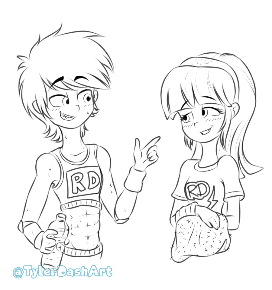 #1892260 - suggestive, artist:tylerdashart, rainbow dash, twilight ...