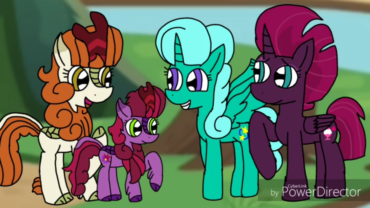 #1893739 - safe, artist:徐詩珮, autumn blaze, glitter drops, tempest ...