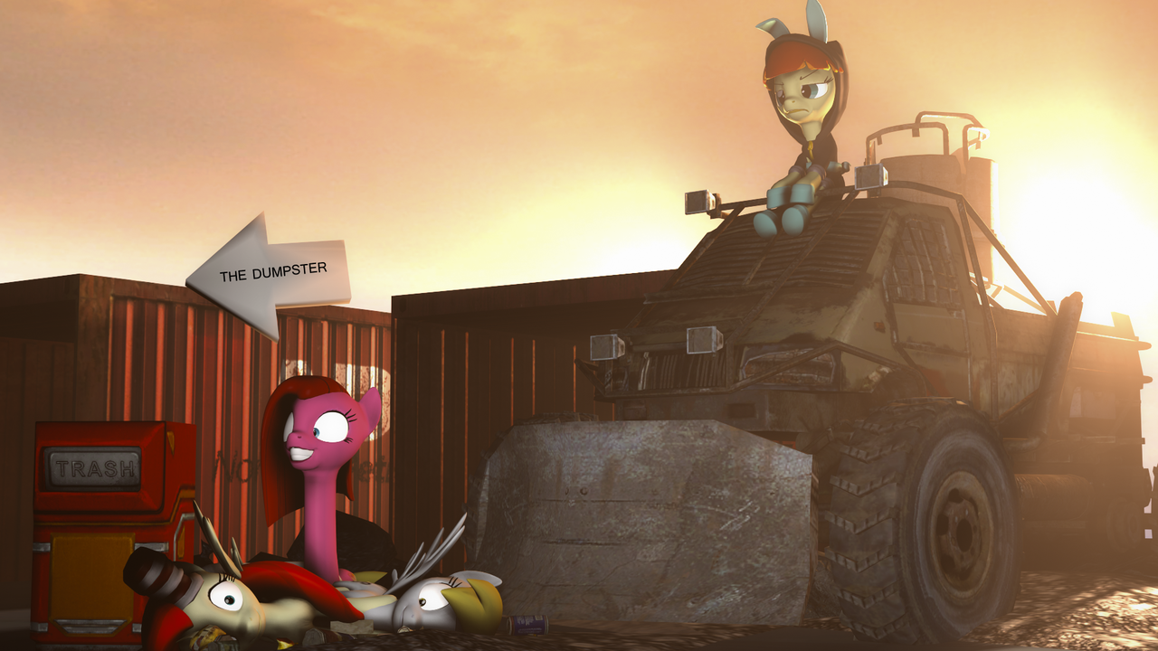 #1875308 - semi-grimdark, artist:sourcerabbit, derpy hooves, fluttershy ...