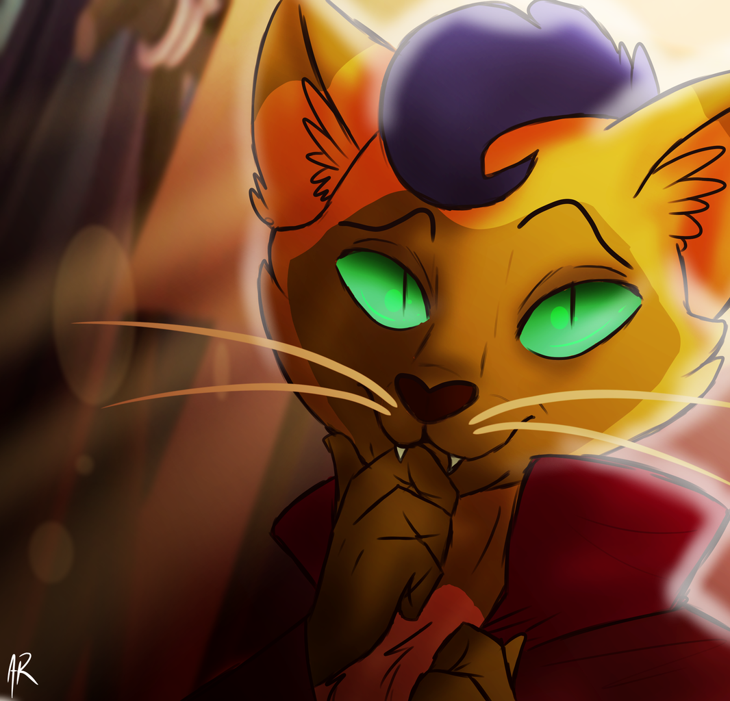 #1875471 - safe, artist:transfreak1225, capper dapperpaws, abyssinian ...