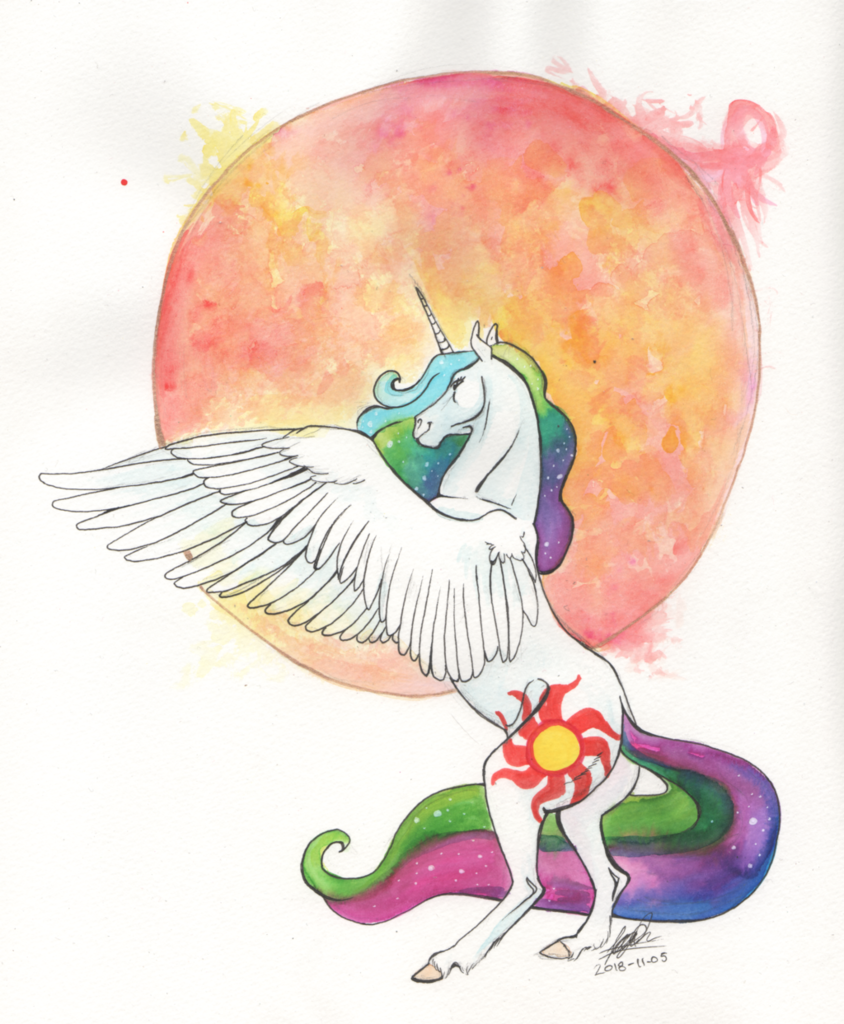#1876685 - safe, artist:sagastuff94, princess celestia, alicorn, pony ...