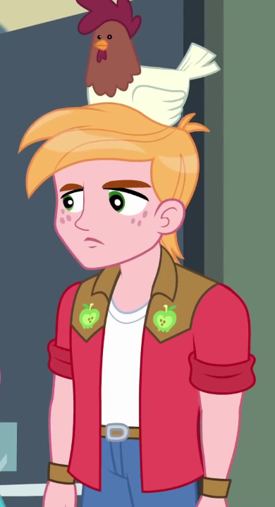 #1877468 - safe, screencap, big macintosh, bird, chicken, equestria ...