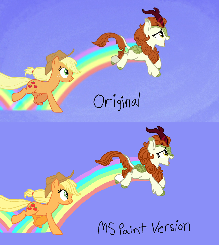 #1895454 - safe, artist:nightshadowmlp, edit, edited screencap, screencap, applejack, autumn ...