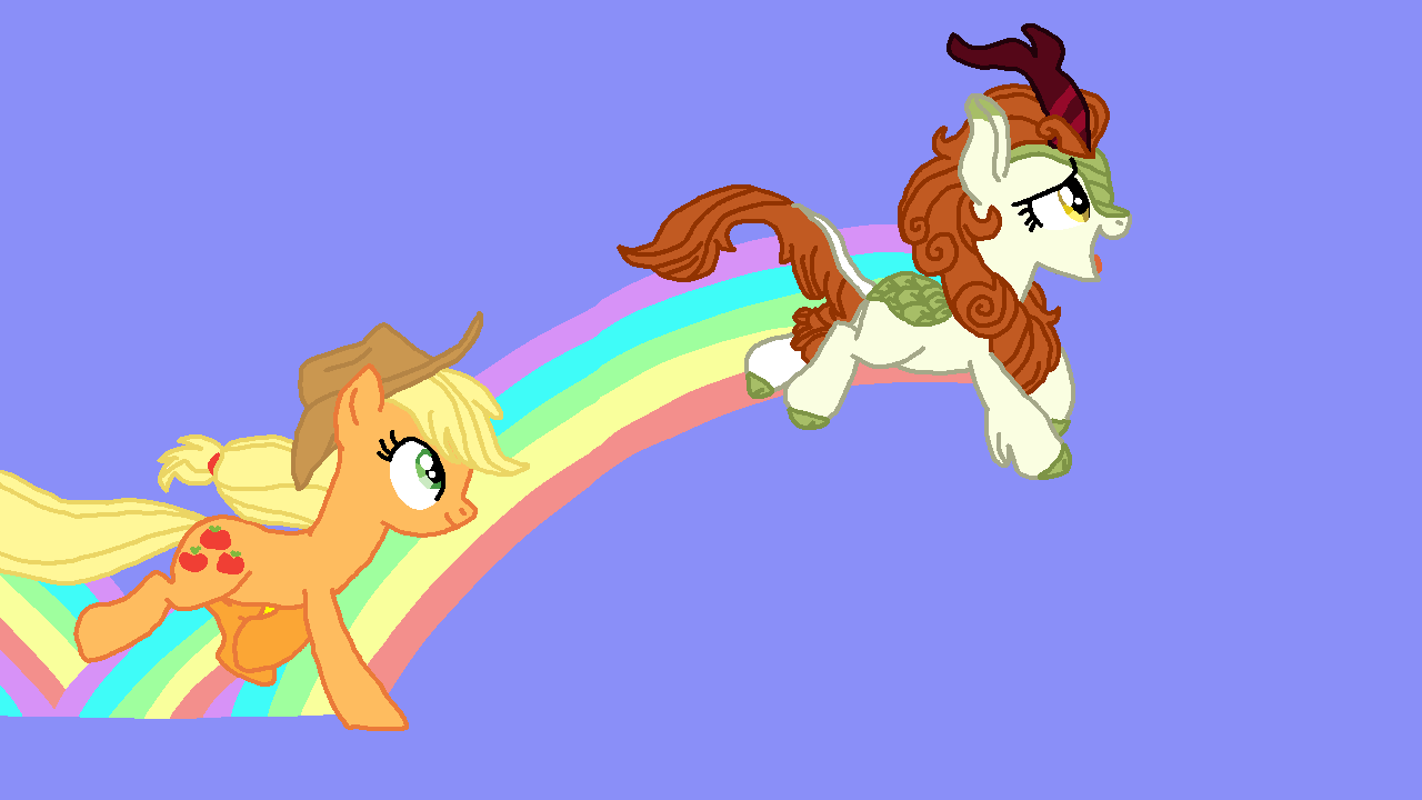 #1895461 - safe, artist:nightshadowmlp, edit, edited screencap, screencap, applejack, autumn ...