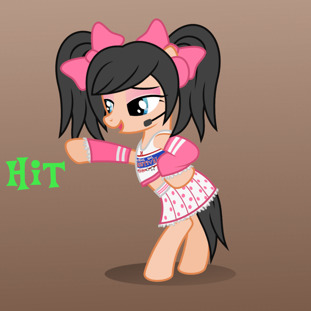 #1904122 - safe, artist:tacobender, oc, pony, animated, anime, bipedal ...