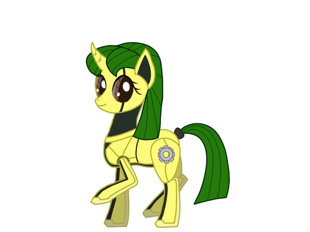 #1906980 - safe, oc, oc only, pony, robot, robot pony, unicorn, 2019 ...