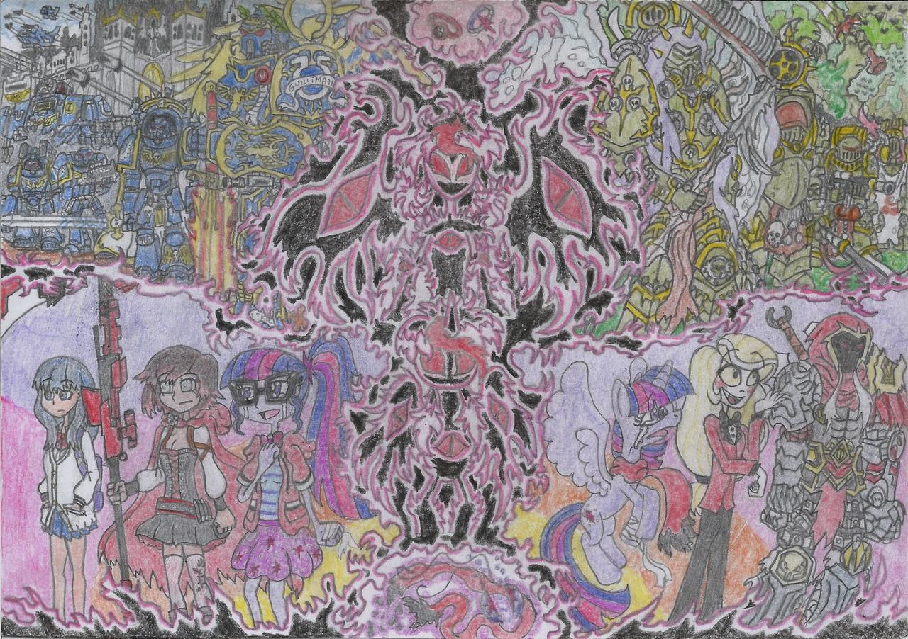 #1913373 - safe, artist:nephilim rider, sci-twi, twilight sparkle, oc ...