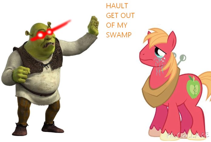 #1917261 - safe, big macintosh, earth pony, ogre, pony, g4, crossover ...