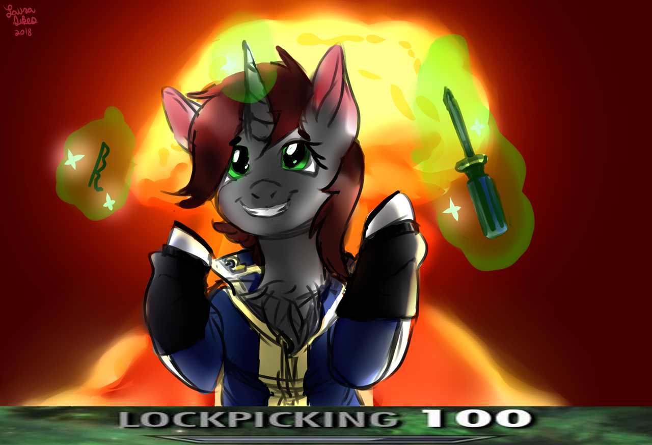 #1919322 - safe, artist:brainiac, oc, oc only, oc:littlepip, pony ...