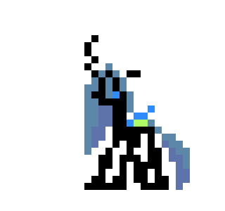 #1920975 - safe, artist:dinexistente, queen chrysalis, changeling, g4 ...