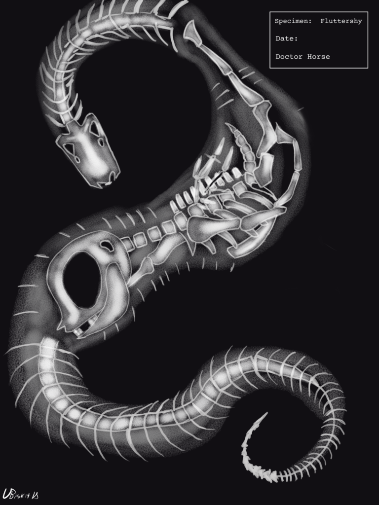 #1921022 - safe, artist:uberbiskit, fluttershy, pegasus, pony, snake ...