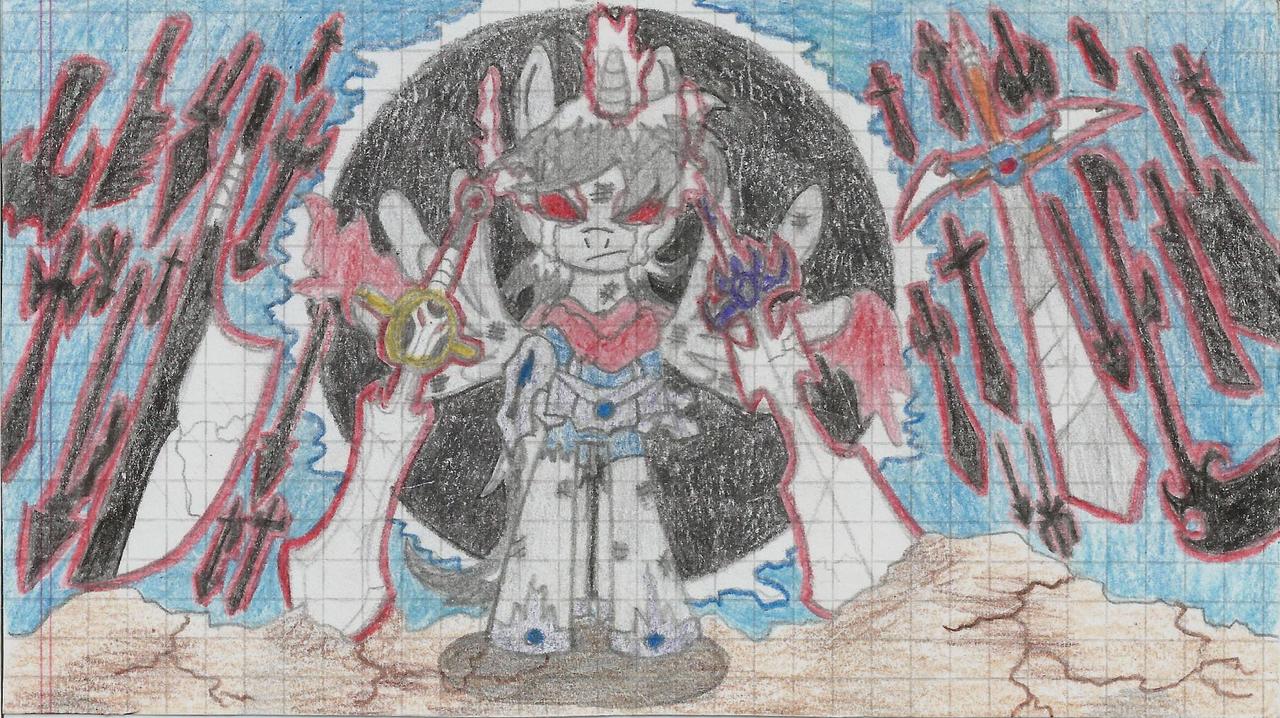 #1896683 - safe, artist:nephilim rider, oc, oc:heaven lost, pony ...