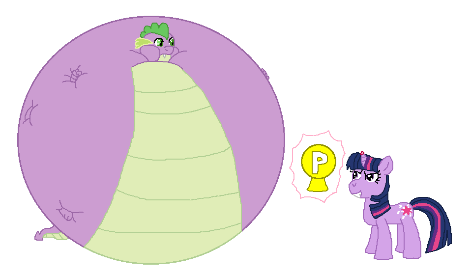 #1923469 - questionable, artist:theinflater19, spike, twilight sparkle ...