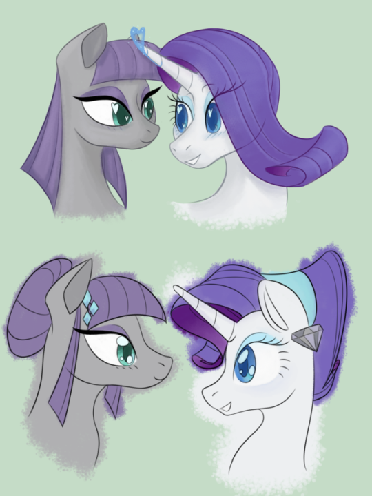 #1898743 - safe, artist:puddingskinmcgee, maud pie, rarity, earth pony ...
