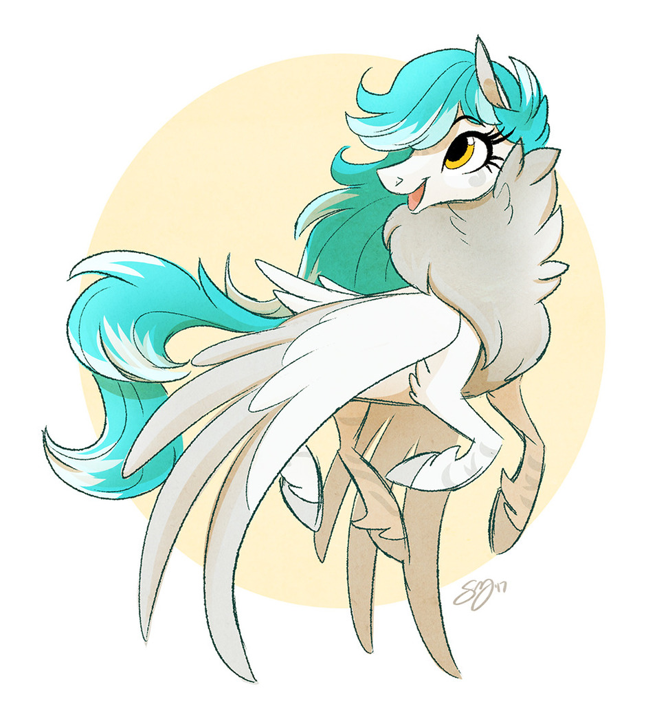 #1902080 - safe, artist:probablyfakeblonde, oc, oc only, pegasus, pony ...