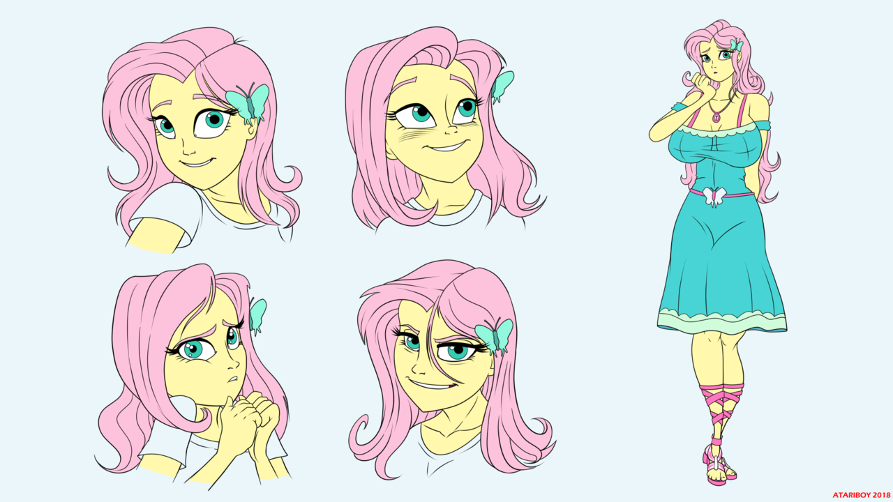 #1653978 - suggestive, artist:atariboy2600, fluttershy, comic:the ...