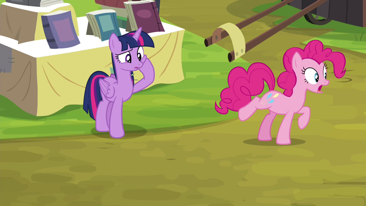 #1654322 - safe, screencap, chirpy hooves, pinkie pie, twilight sparkle ...