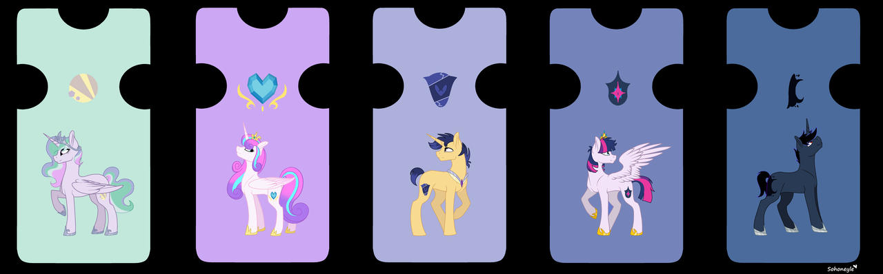 #1654327 - safe, artist:sohoneyle, princess flurry heart, oc, oc:night ...