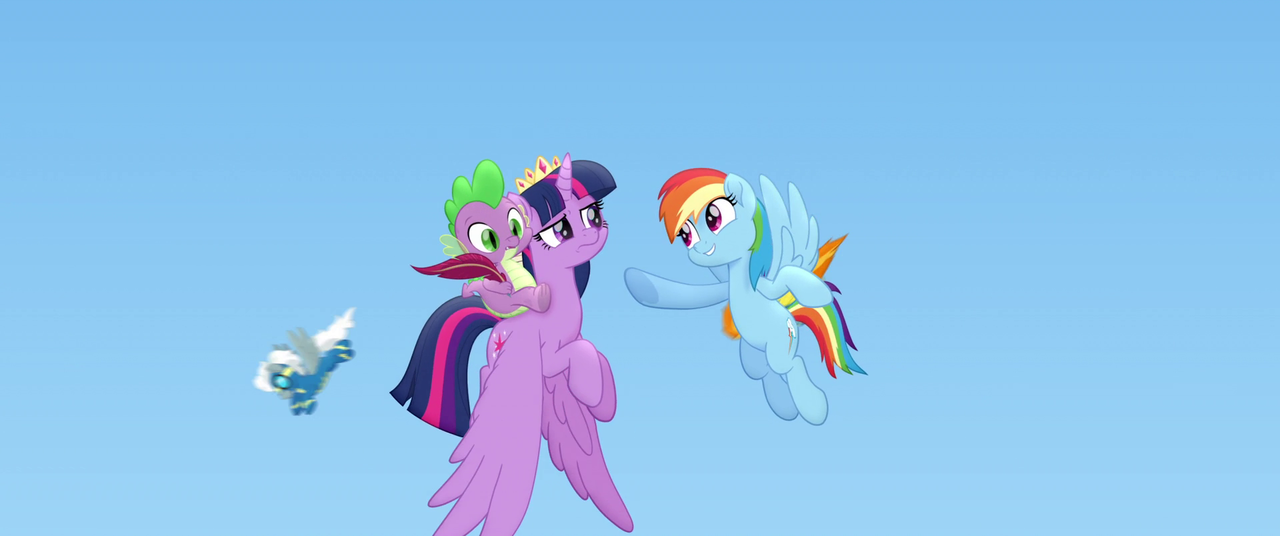 #1657236 - safe, screencap, rainbow dash, silver lining, silver zoom ...