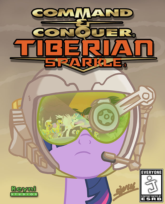 #1657394 - safe, artist:熊猫雷尼, twilight sparkle, pony, g4, command and conquer, cover art ...