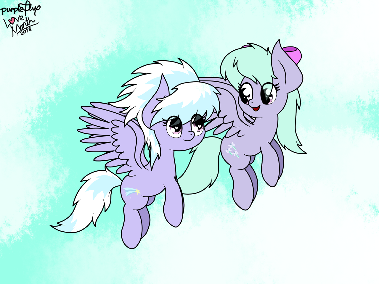 #1660151 - safe, artist:php142, cloudchaser, flitter, pegasus, pony, g4 ...