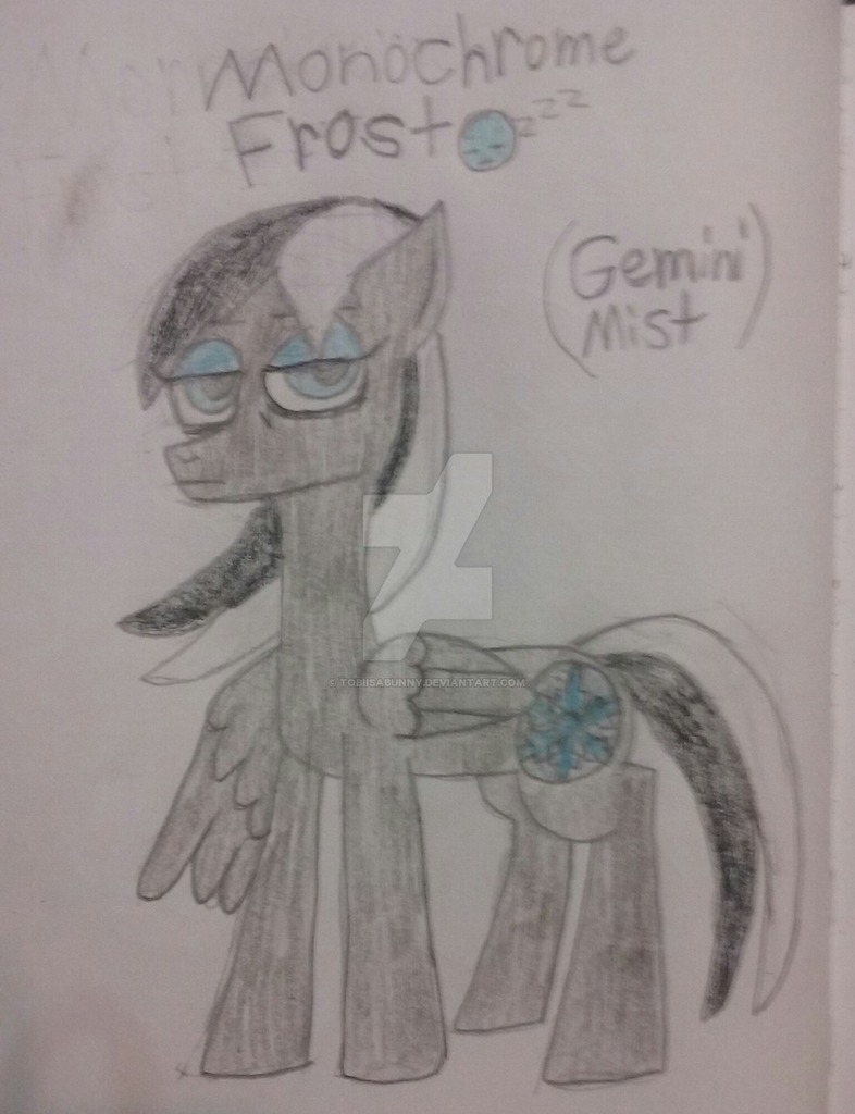 #1660629 - safe, artist:tobiisabunny, oc, oc only, oc:monochrome frost ...