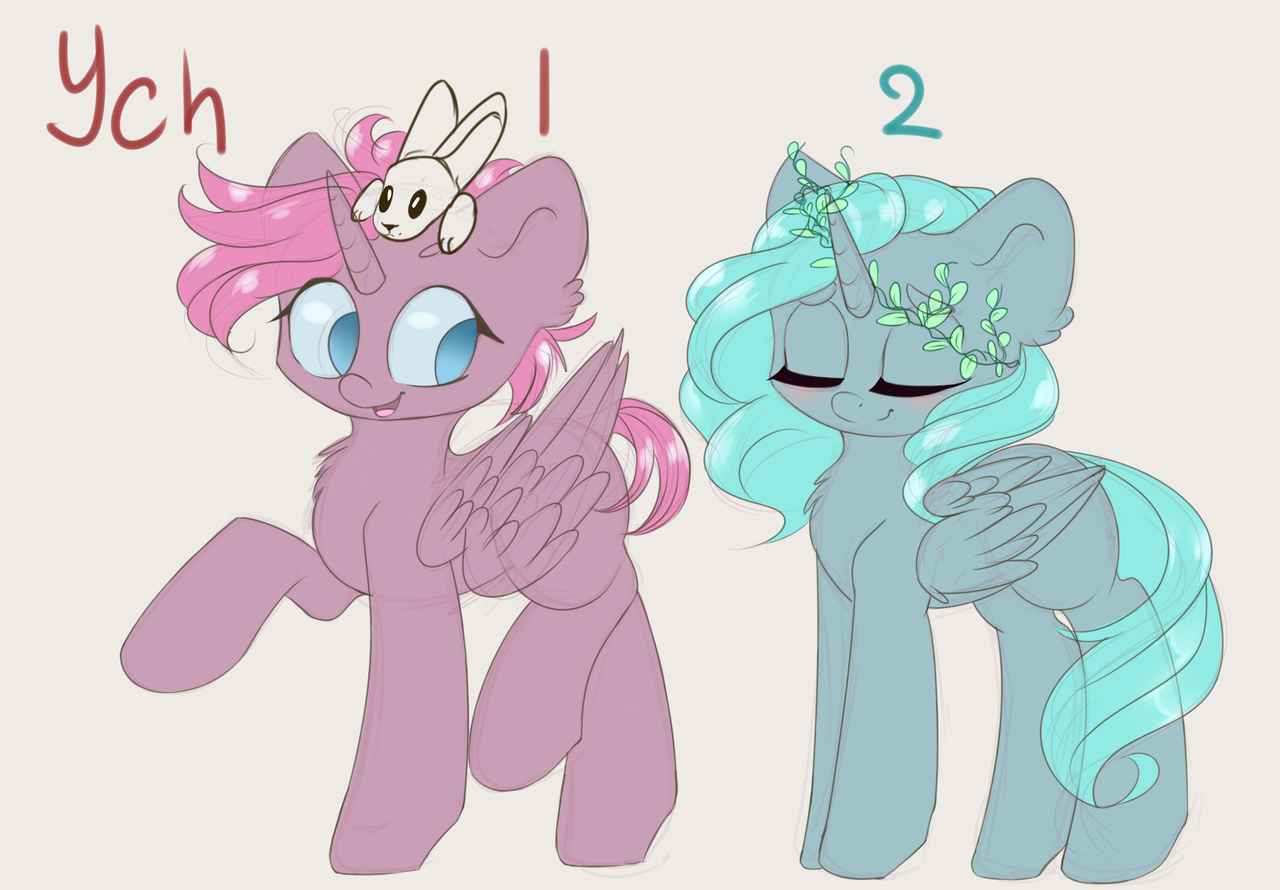 #1664865 - safe, artist:salicsa, oc, oc only, pony, rabbit, commission ...